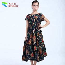 YIZHIQIU black bohemian women dresses wholesale
