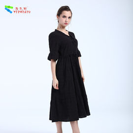 YIZHIQIU spring short Sleeve Washable dress women