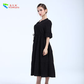 YIZHIQIU spring short Sleeve Washable dress women