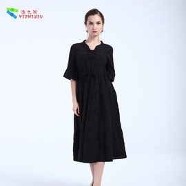 YIZHIQIU spring short Sleeve Washable dress women