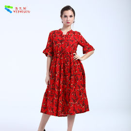 Soft Half Sleeve Plus Size Cotton Summer Dresses For Pregnant Woman