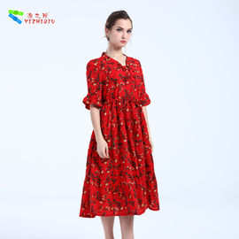 Soft Half Sleeve Plus Size Cotton Summer Dresses For Pregnant Woman