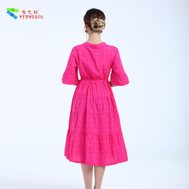100 Cotton Plus Size Womens Clothing , Short Summer Dresses For Plus Size Ladies