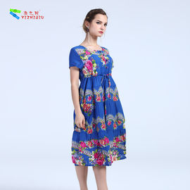 YIZHIQIU Breathable cotton dress women