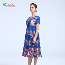 YIZHIQIU Breathable cotton dress women