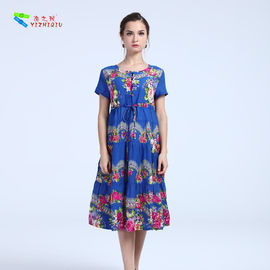 YIZHIQIU Breathable cotton dress women
