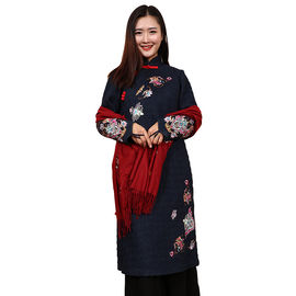 Multi - Pattern Chinese Dress Cheongsam Oblique Collar Customized Size