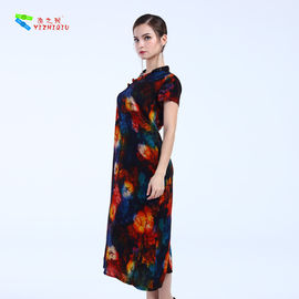 Short Sleeve Washable Women Summer Dress