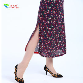 Eco Friendly Traditional Chinese Women'S Dress Mid - Calf Dresses Length