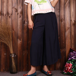 OEM Ethnic Vintage Embroidered Chinese Girl Blouses , White Modern Qipao Top