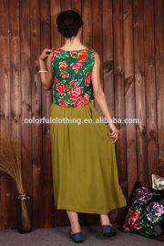 Women Casual Sleeveless Printed Cotton Blouse