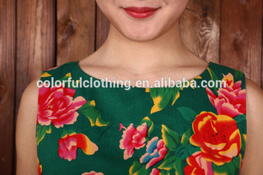 Women Casual Sleeveless Printed Cotton Blouse