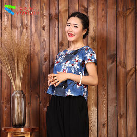 Wholesale printing organic cotton women t shirt
