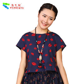 Breathable Origin Design Womens Casual Blouses Retro Ethnic Clothing OEM Service