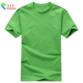 100% Organic Cotton Ladies Cotton Clothing Mens Sport Shirts Short Sleeve