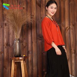 YIZHIQIU Linen Blouse vestidos casuales mujer ropa mujer