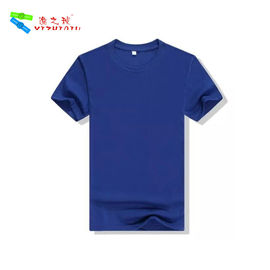Custom Plain Cotton T Shirts , Mens Short Sleeve T Shirts Plain Dyed Technics