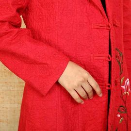 YIZHIQIU cottonpadded embroidered coats for lady