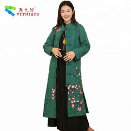 YIZHIQIU cottonpadded embroidery ladies fashion coat