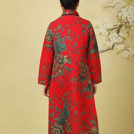 Casual Wear Chinese Cotton Padded Jacket Quilting Embroidery Design