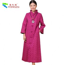 Ladies Chinese Cotton Padded Jacket None Detachable Part , Customized Color