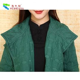 Ladies Vintage Chinese Embroidered Jackets Coat 100% Cotton Shell Material