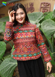 Cotton Padded Chinese Embroidered Blouses