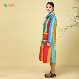 Chinese Style Cotton Winter Clothing Women Cotton Padded Coat Rainbow Color