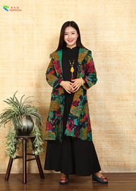 Double Layer Chinese Style Outfits Autumn Cotton Hooded Coat Womens Comfortable
