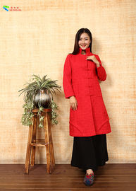 Double Layer Women Traditional Chinese Tang Suit , Double Layer Winter Jackets