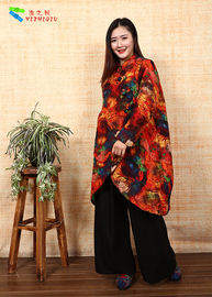Linen And Cotton Blended Womens Winter Coats Thick Cotton Layer Plus Size
