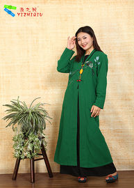 Traditional Chinese Clothing Female Floral Embroidered Coat For Daily Wear