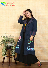 100% Cotton Chinese Embroidered Winter Coats Traditional China National Costume