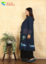 100% Cotton Chinese Embroidered Winter Coats Traditional China National Costume