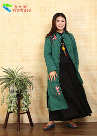 Green Chinese Style Winter Coats Costume