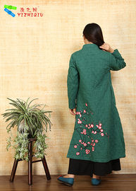 Green Chinese Style Winter Coats Costume