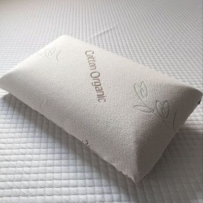Organic cotton memory foam pillow, neck support sleeping foam pillow, cheap price foam pillow
