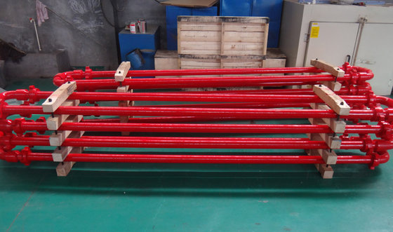 welded straight pipe for hose loop with weco wing union connection supplier