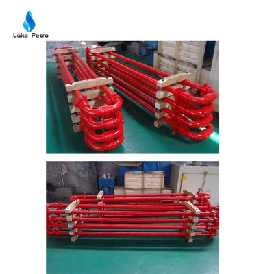Integral pup joints and welded straight pipe for hose loop and ring manifold supplier