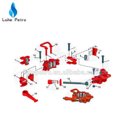Oilfield drilling Safety Clamp/China MP type Clamp from ISO Factory Price supplier