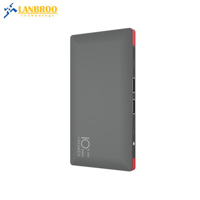 DC5.0V 2.4A Out Put 10000MAH Power Bank ABS+rubber oil smart power bank For Xmas Gift Portable