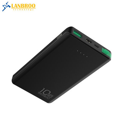 LPQ-01 Lanbroo Power Bank 10400MAH QC3.0 Fast Charge Power Bank with Cable Mobile Portable Charger