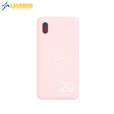 LPW-03 Power Bank Wireless Charger 20000MAH Wireless Power Bank with Built-in MicroUSB/Type-c/Lightning 3-I Hot Selling