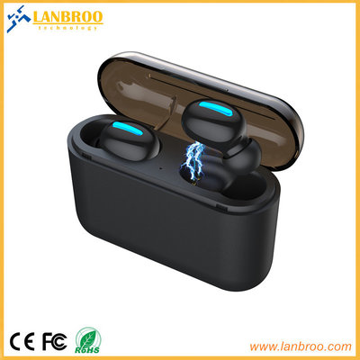 Mini TWS Earphone Compact And Little Invisible Earbuds Support voice prompt and power display on ios device