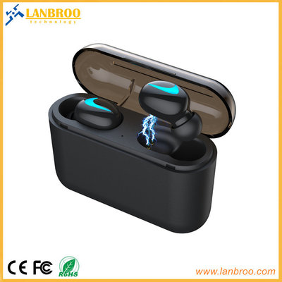 Mini TWS Earphone Compact And Little Invisible Earbuds Support voice prompt and power display on ios device