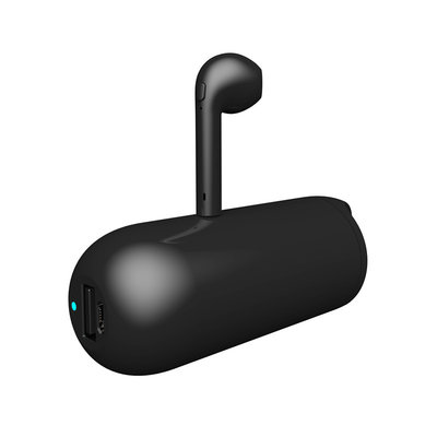 Mono bluetooth earphone with charging box the best Xmas gift lower power consumption and longer playback time