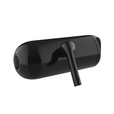 Mono bluetooth earphone with charging box the best Xmas gift lower power consumption and longer playback time
