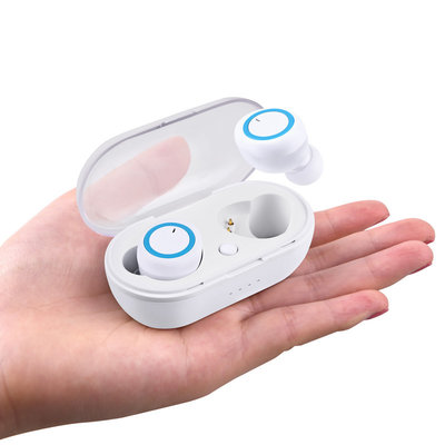Mini In-Ear TWS Bluetooth Earphone Compact Small Wireless Stereo HD Binaural Earbuds Cellphone Headset with Charging Box