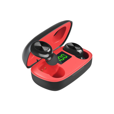 OEM TWS Earphone with LCD Power Display Custom True Wireless 3D Stereo Headphone Bluetooth 5.0 Handsfree Binaural Call