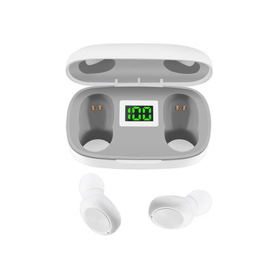 Mobile TWS Earbuds with LED Screen OEM Custom Bluetooth5.0 Headset for Smart Phone Binaural Earphone